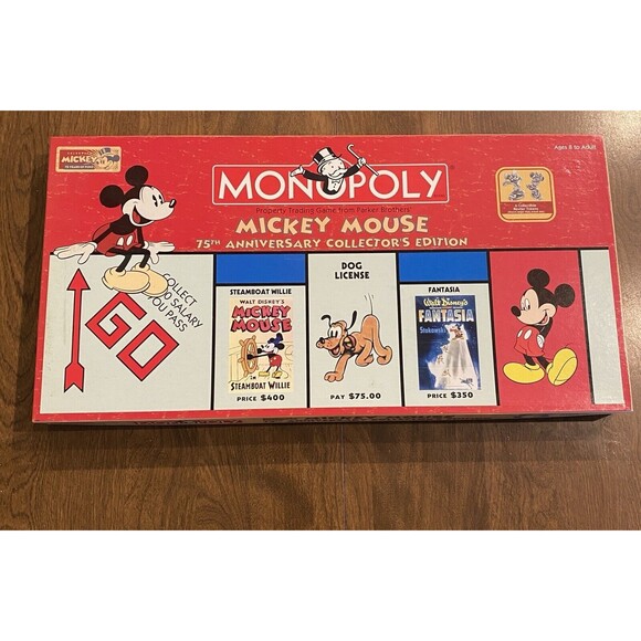 Disney | Games | Monopoly Mickey Mouse 75th Anniversary Board Game 204 ...